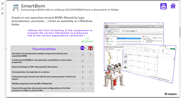 myCADtools SmartBom - BOM Management als nooit tevoren! | Visiativ Benelux